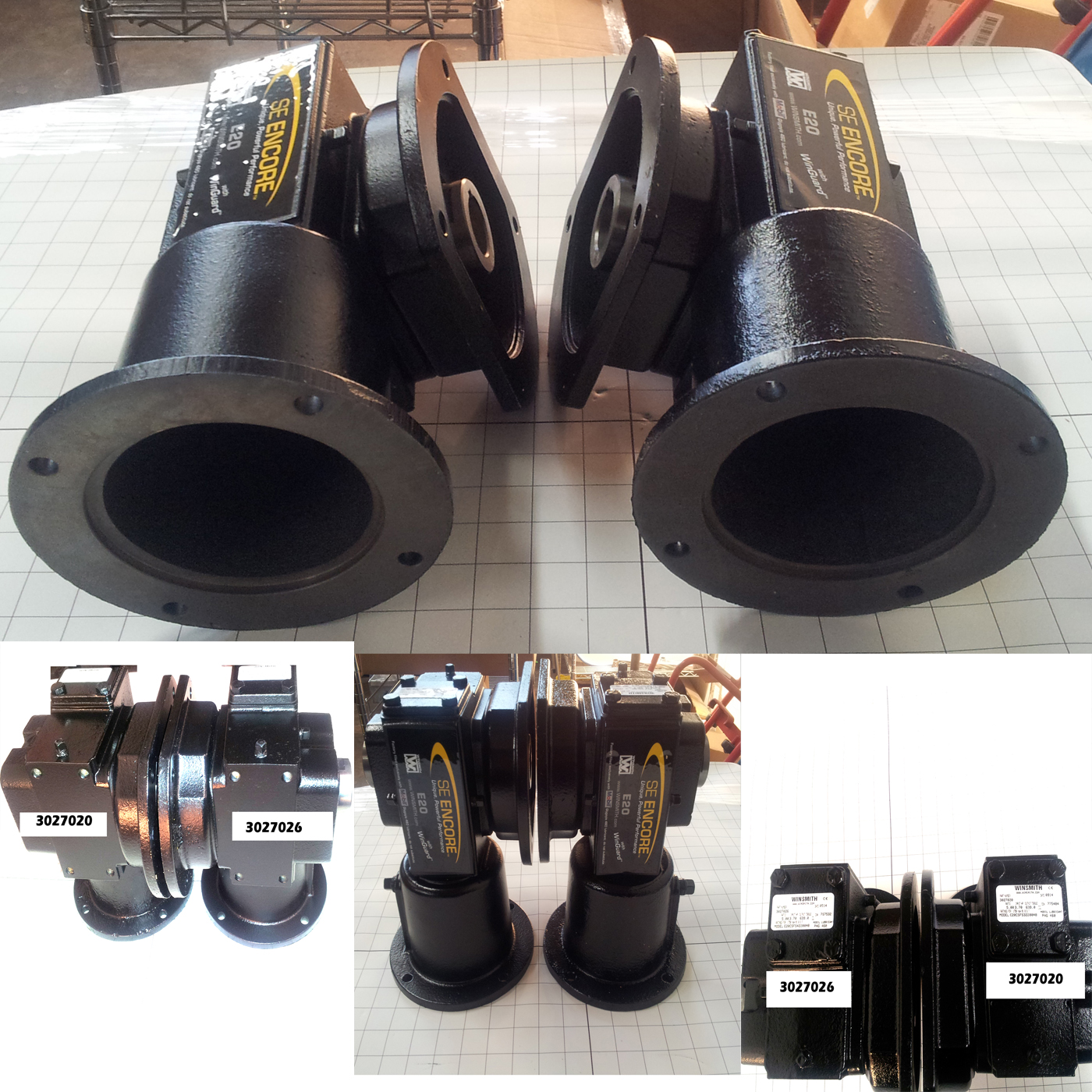 3027020 :: Reducers, Angle Type, Worm Type of Gears, 5:1 Ratio, Hollow ...