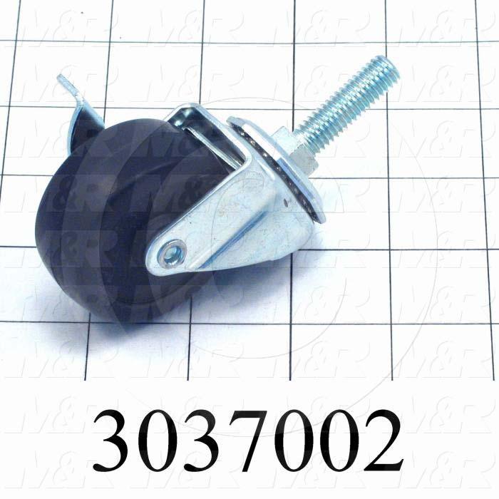 3037002 :: Casters and Wheels, Locking Swivel Type, Threaded Stem ...