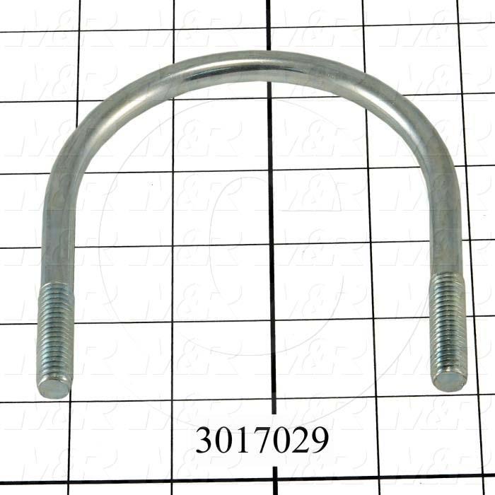 3017029 :: Clamps, Hose And Tube Clamp Type, U-Bolt Style, 3" Pipe U ...