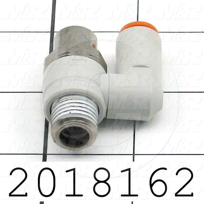 2018162 :: Flow Control, Speed Controller Type, 1/8" NPT Port In, 1/4 ...