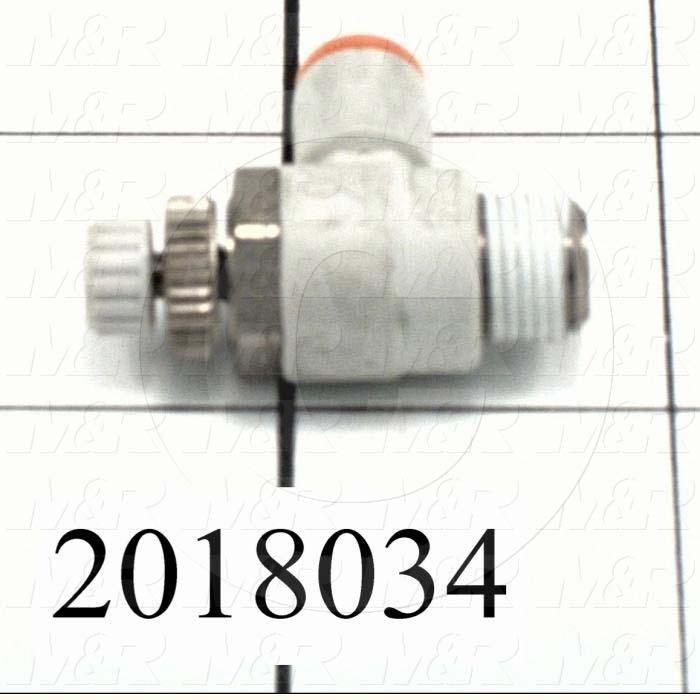 2018034 :: Flow Control, Speed Controller Type, 1/8" NPT Port In, 5/32 ...