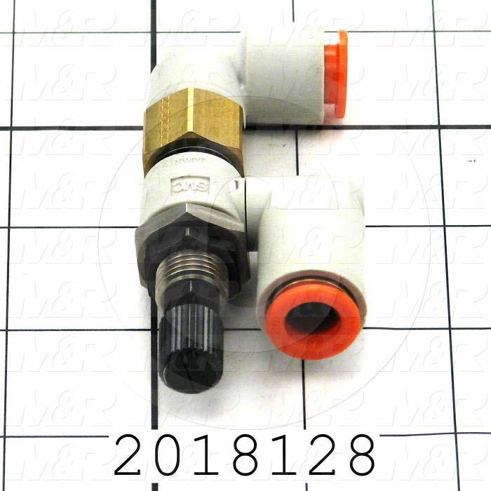2018128 :: Flow Control, Speed Controller Type, 3/8" OD Port In, 3/8 ...