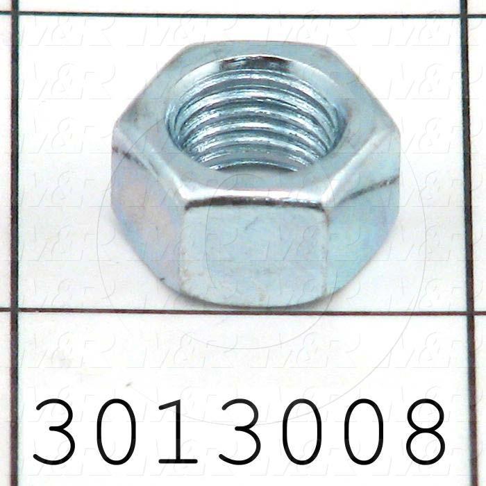 3013008 Nuts Finish Hex 3 8 24 Thread Size Right Hand Steel