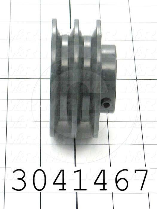3041467 :: Sheaves, Double Groove, 1A274 Sheave Type, Cylindrical Bore ...