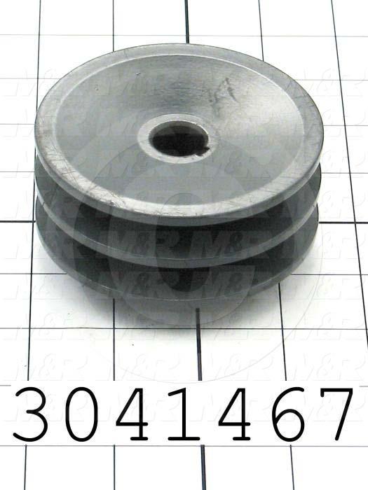 3041467 :: Sheaves, Double Groove, 1A274 Sheave Type, Cylindrical Bore ...