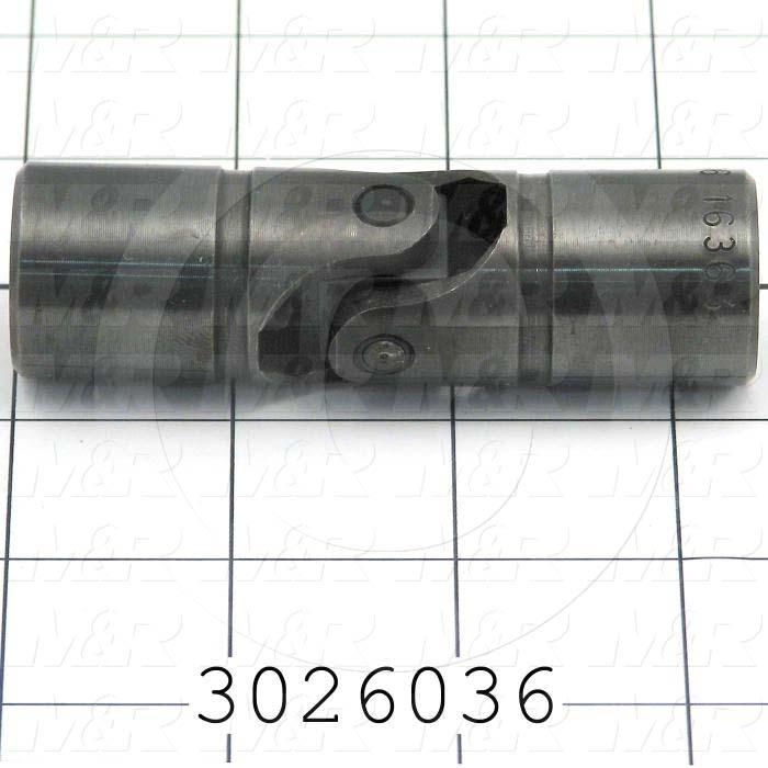 3026036 :: Universal Joint, Type Single Joint, Hub # 1 Bore 1/2", Hub ...