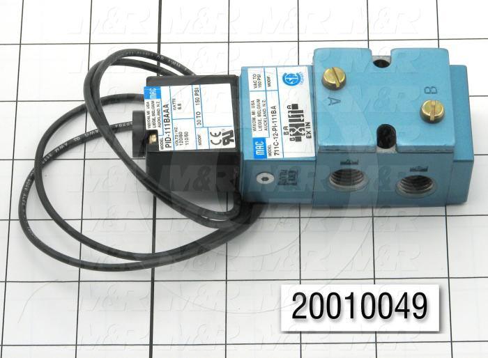 20010049 :: Valves, Electro Mechanical Type, 2 Position / 3 Way ...